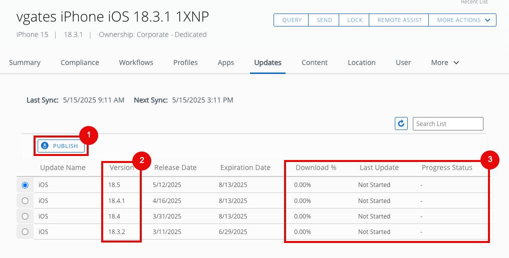 Managing iOS Updates with Workspace ONE UEM | Omnissa