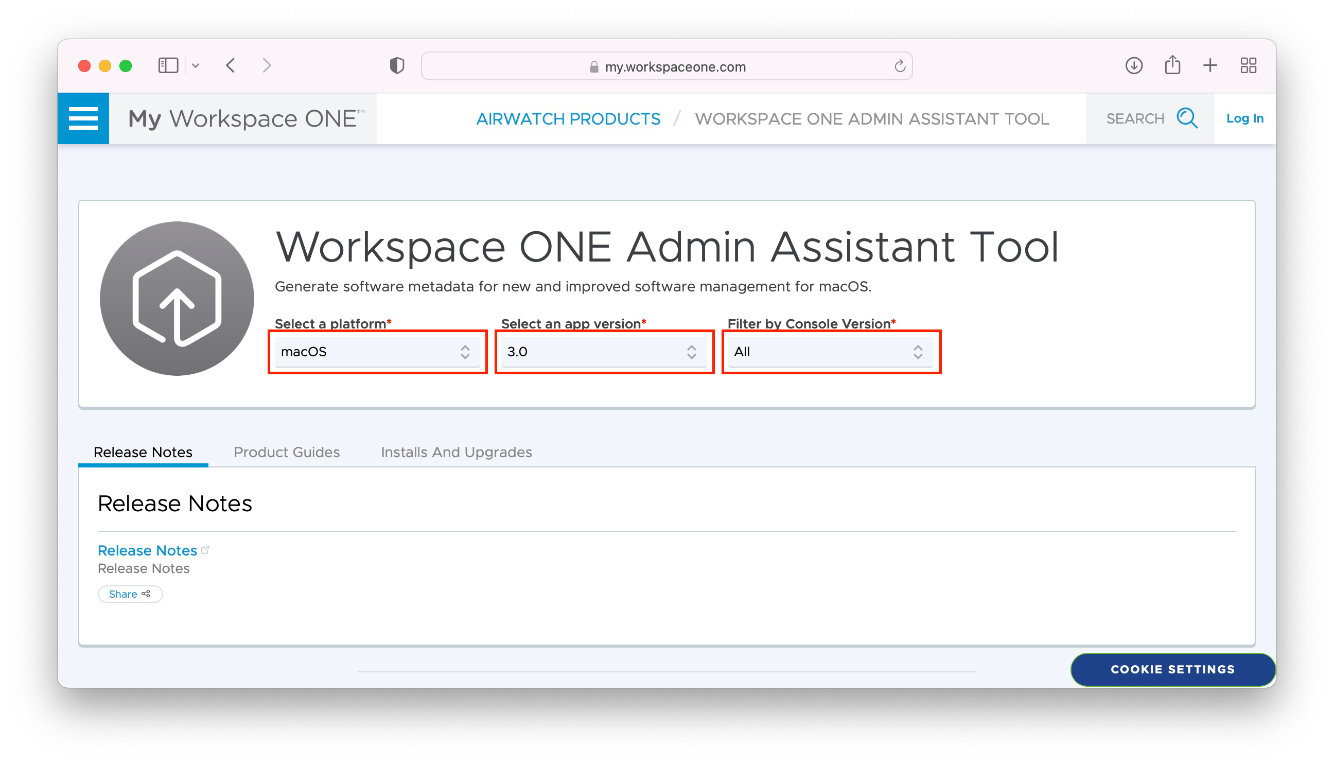Deploying A Third Party Macos App Workspace One Uem Operational Tutorial Omnissa