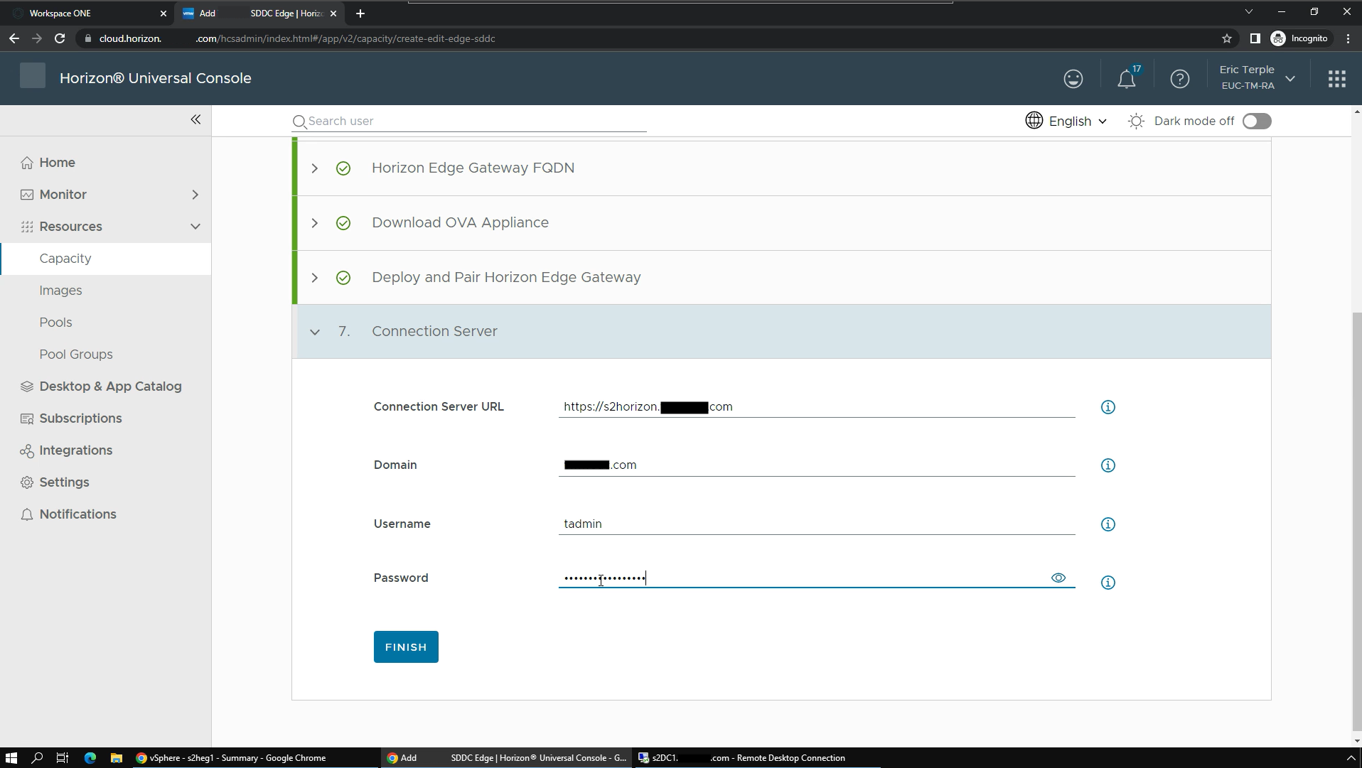 Deploying a Horizon Edge Gateway for Horizon 8 Environments | Omnissa