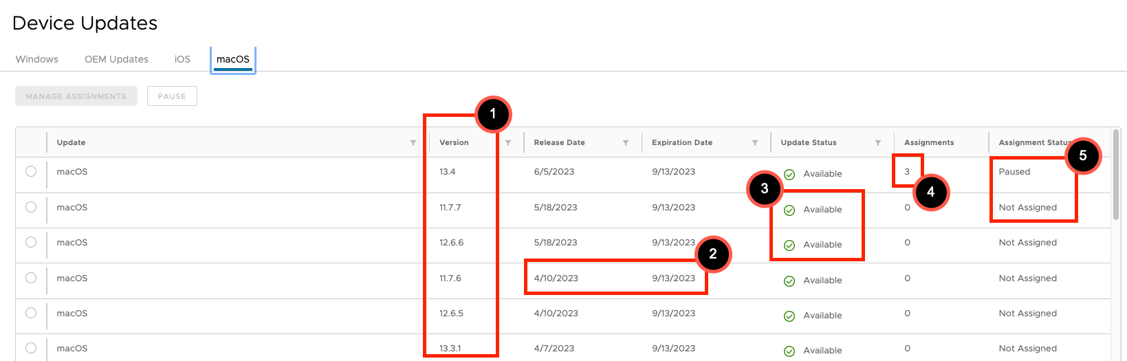 Using Workspace ONE to Manage Operating System Updates on macOS Devices ...
