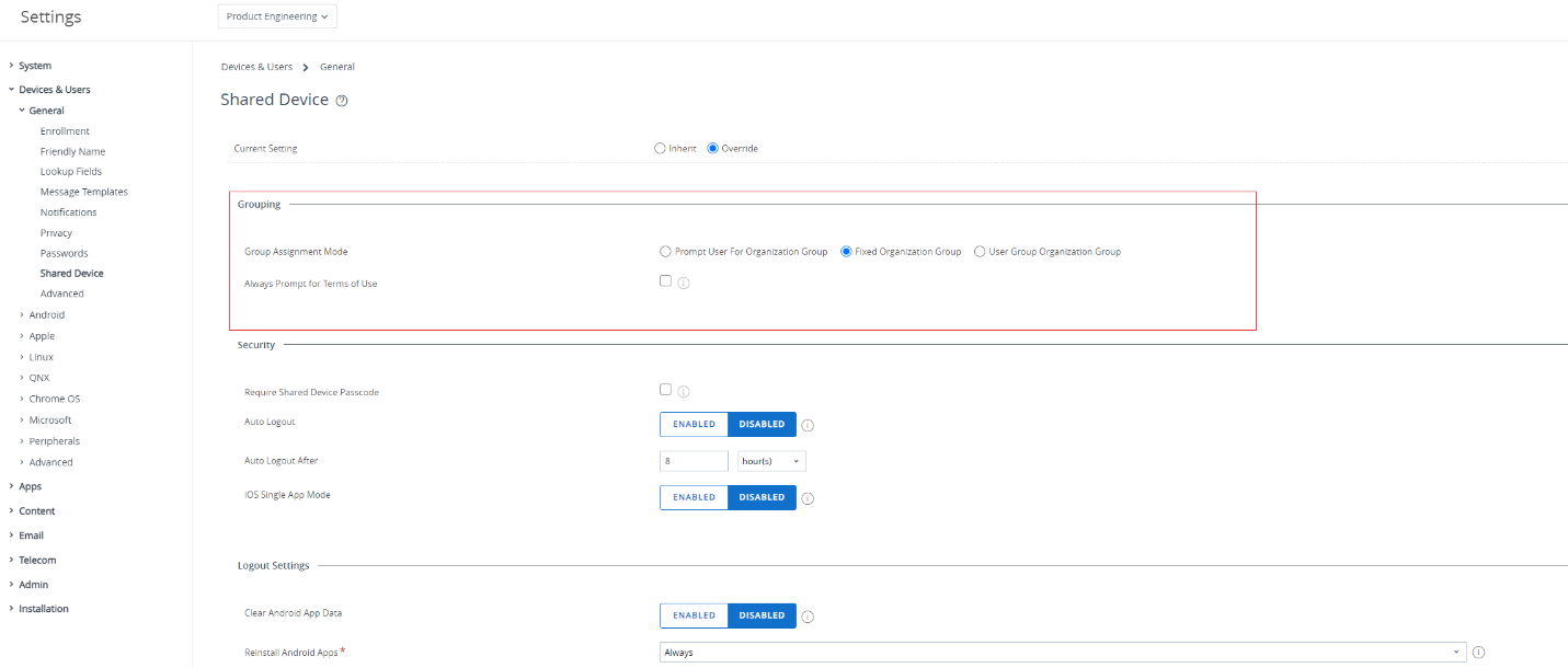 Workspace ONE UEM Windows Multiuser | Omnissa