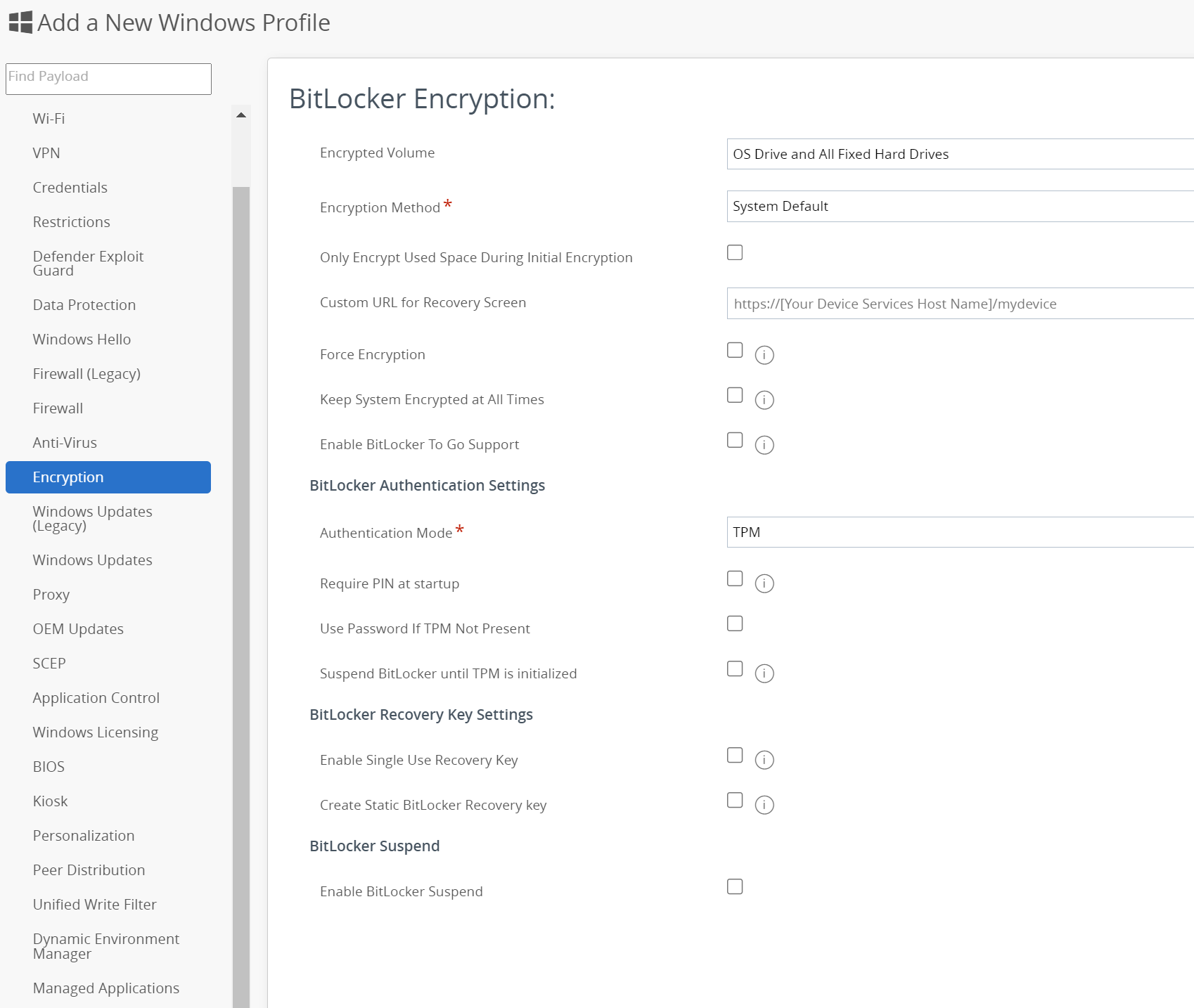 Configuring Windows Baselines and Profiles: Workspace ONE Technical ...