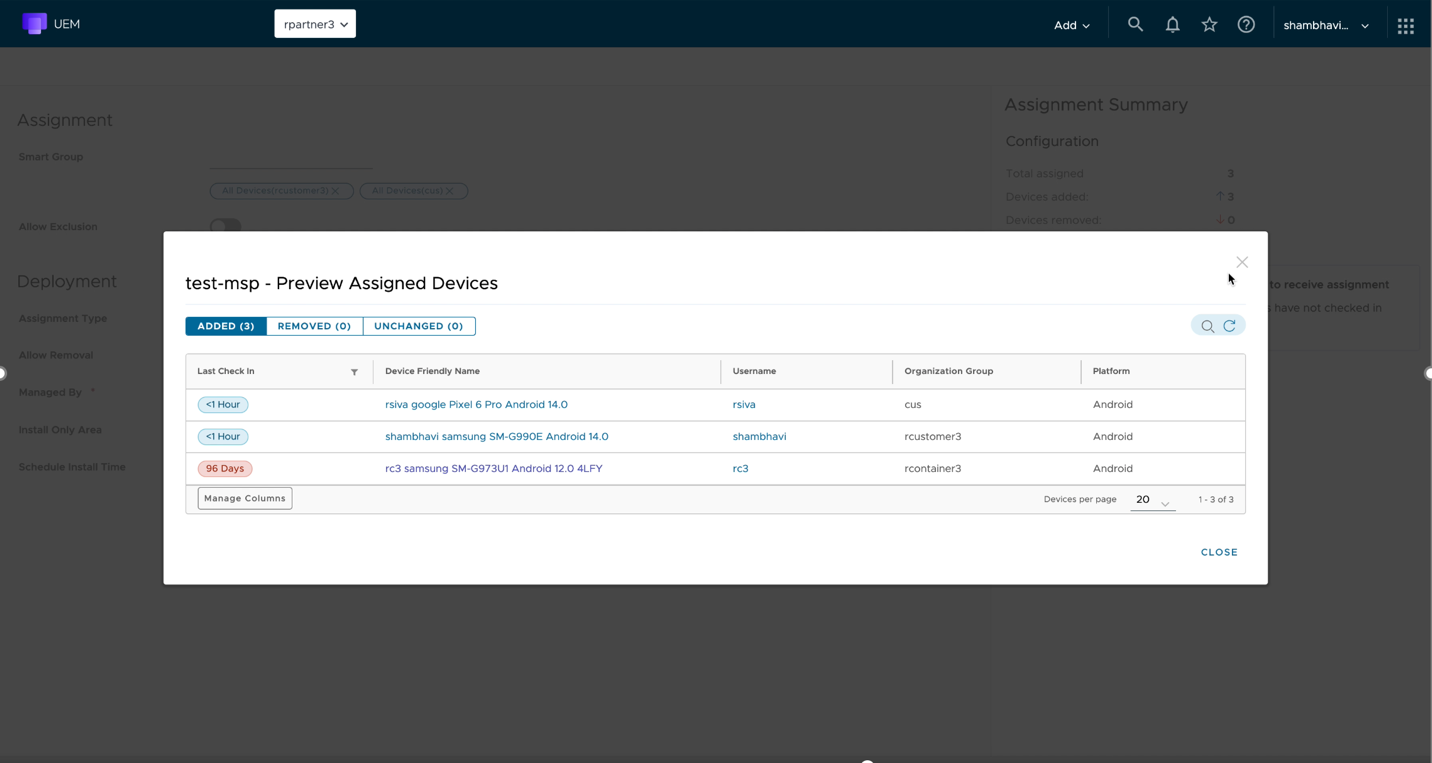 Administration Changes for Workspace ONE UEM Modern SaaS Architecture ...
