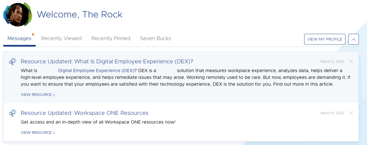 Alert Me: new Tech Zone notification feature | Omnissa